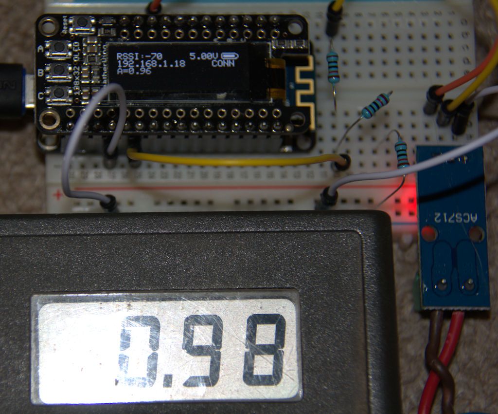 Simplified Arduino AC Current Measurement Using ACS712 Hall Effect ...