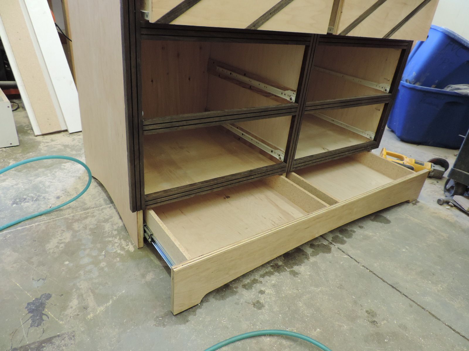 10 Drawer Dresser With Hidden Drawers and Crown Molding Hidden Storage ...