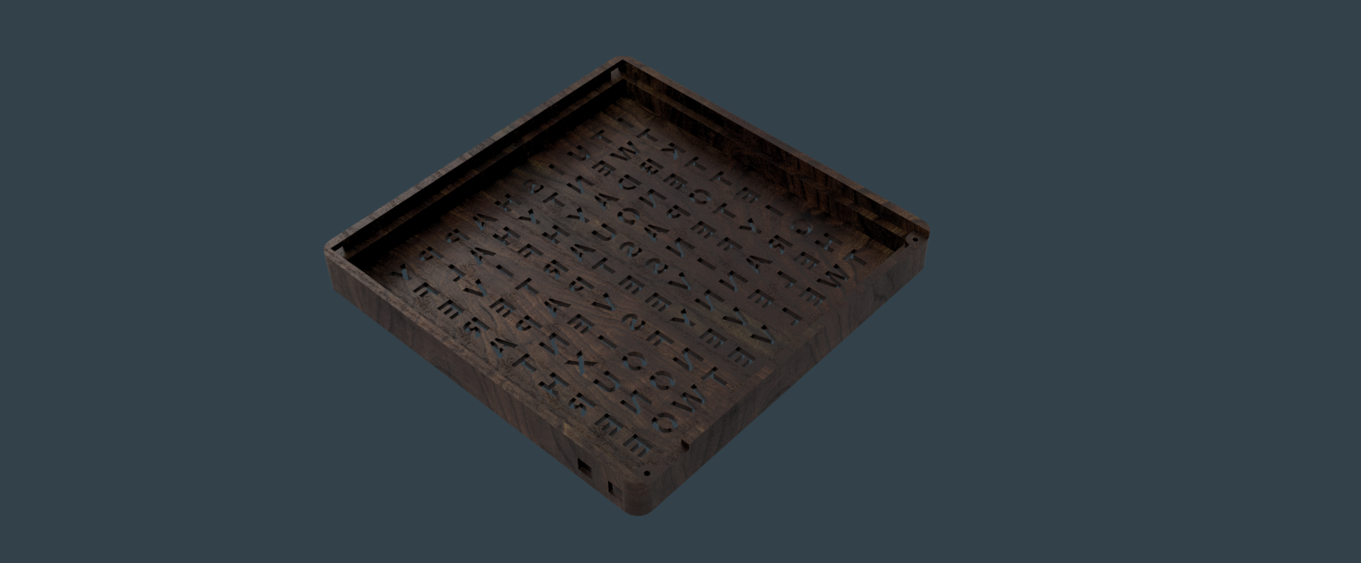 Design and 3D Print an RGB Word Clock : 13 Steps (with Pictures ...