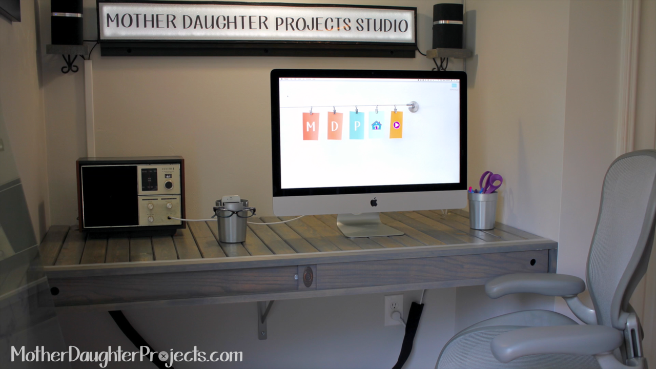 Floating Desk Build : 18 Steps - Instructables