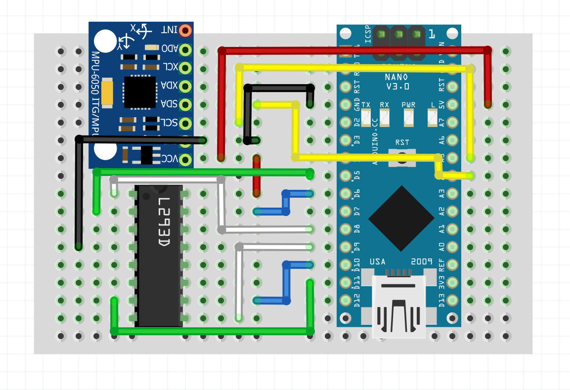 The Breadboarded Self Balancing Robot : 18 Steps (with Pictures ...