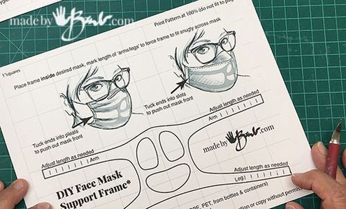 DIY Face Mask Support Frame : 5 Steps (with Pictures) - Instructables
