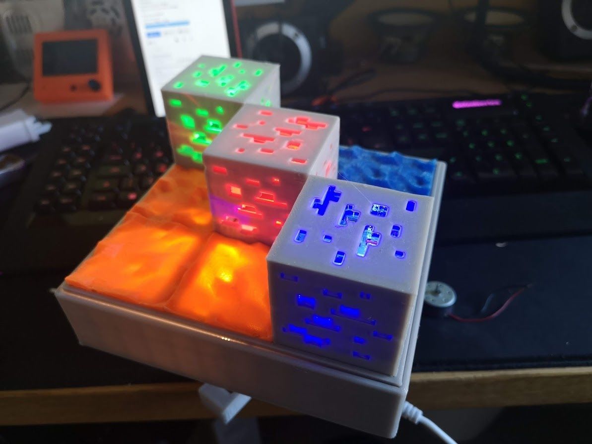 Minecraft Inspired Brick Night Light : 5 Steps (with Pictures ...
