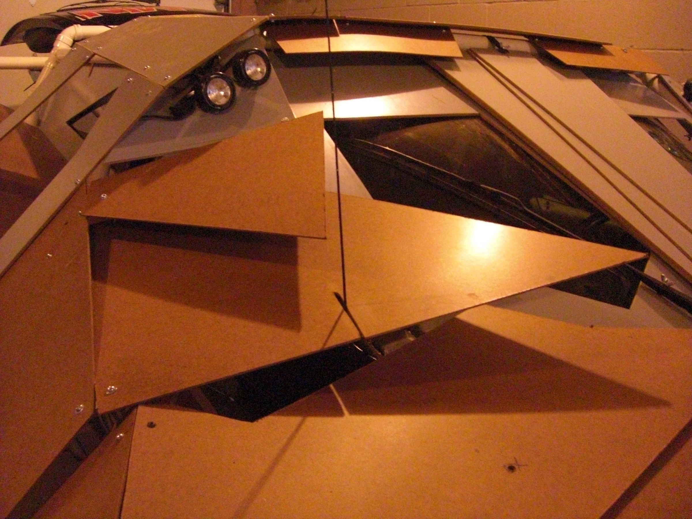 Make a Life-sized Batmobile Tumbler and Batman Themed Halloween Display ...