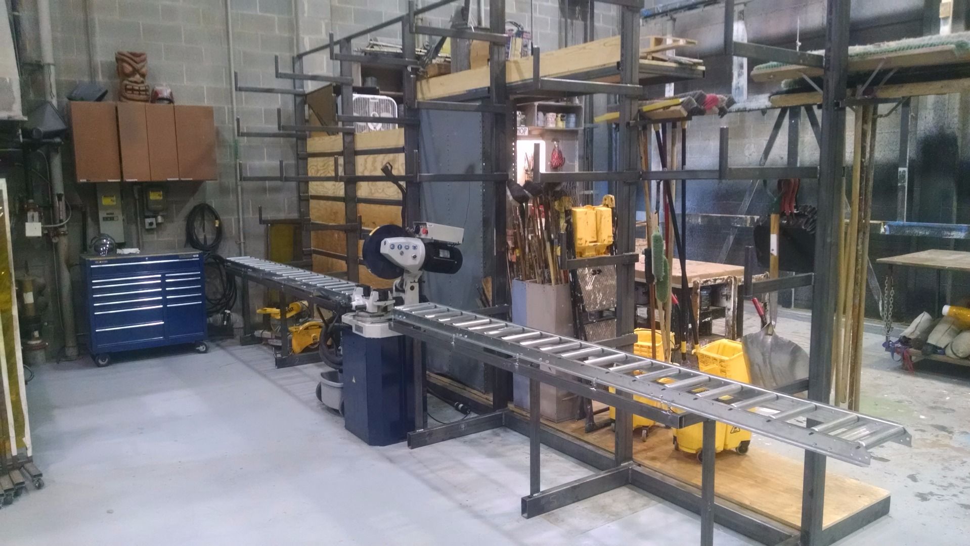 Steel Rack and Cold Saw Station : 5 Steps (with Pictures) - Instructables