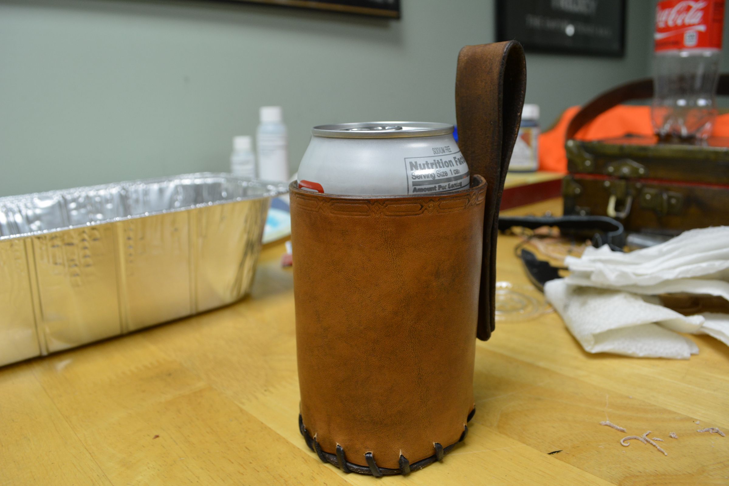 Leather Can/Bottle Holster : 12 Steps (with Pictures) - Instructables