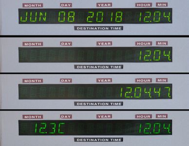 A Back to the Future Clock : 8 Steps (with Pictures) - Instructables