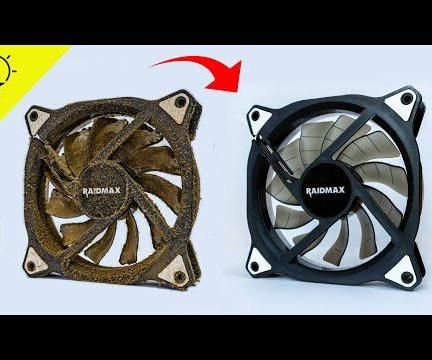 How to Clean a CPU Fan Without Removing It. : 8 Steps - Instructables