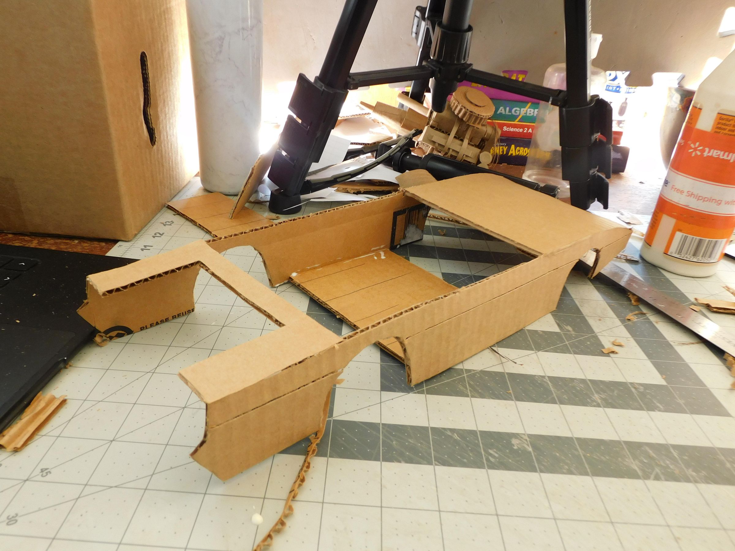 How to Make a Cardboard Replica "Dom's Ice Charger" : 11 Steps (with ...