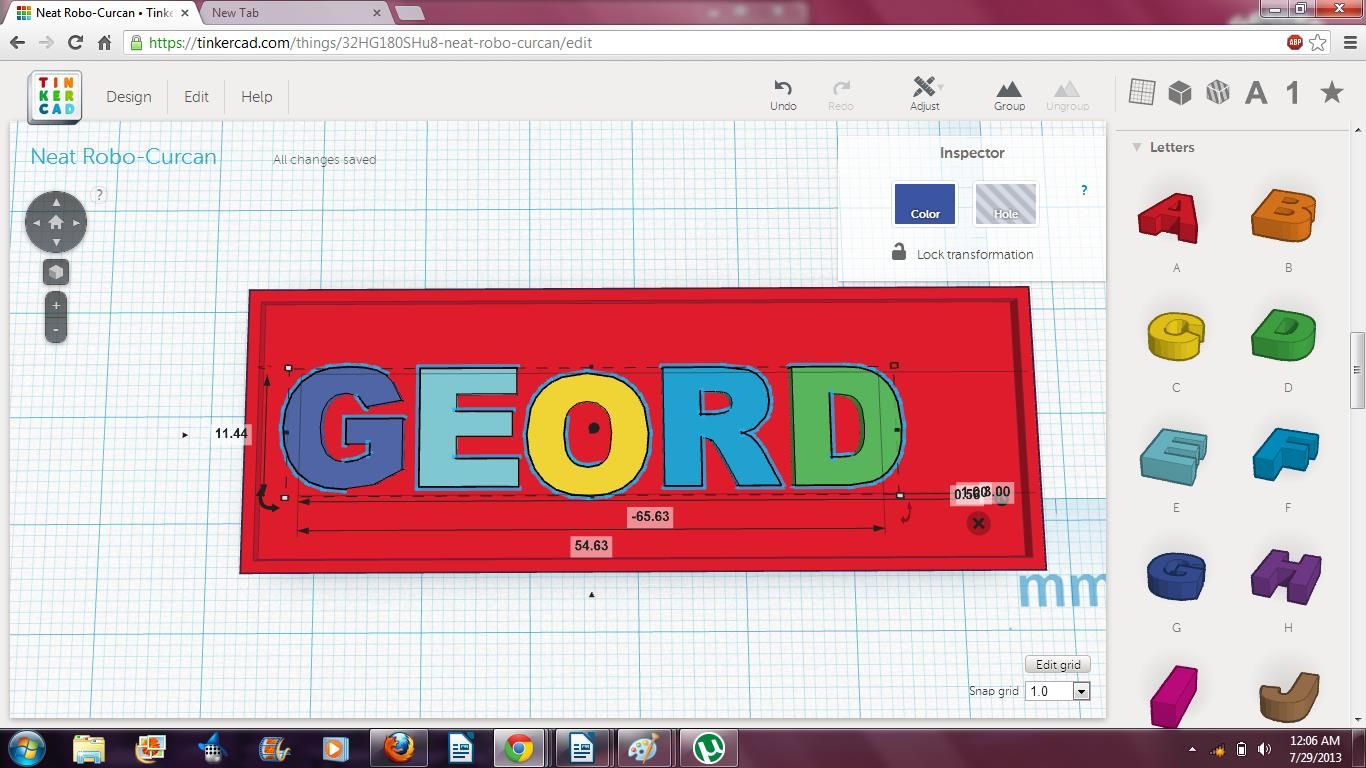 Easiest 3D Name Tag, Using Tinkercad : 6 Steps (with Pictures ...