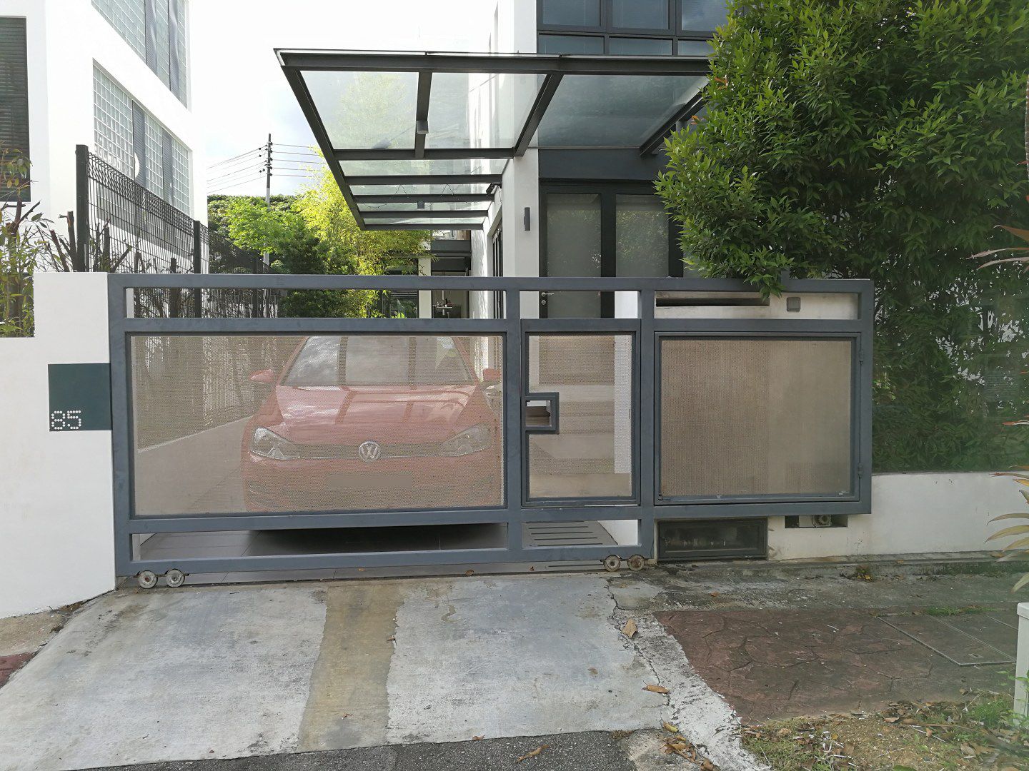 Gate Upgrade With Hardwood Slats and Cut-out House Numbers : 11 Steps ...