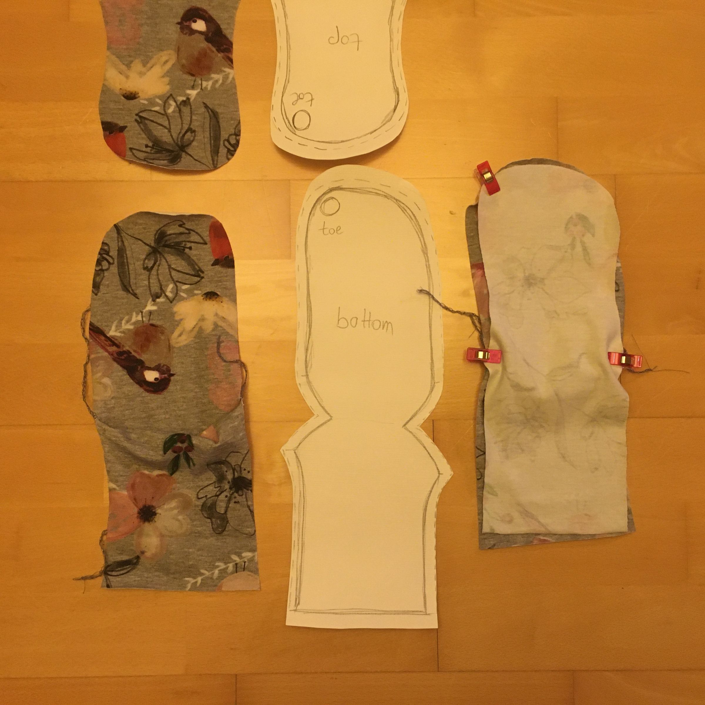 DIY Sock Pattern (for Sewing Socks) : 5 Steps (with Pictures ...