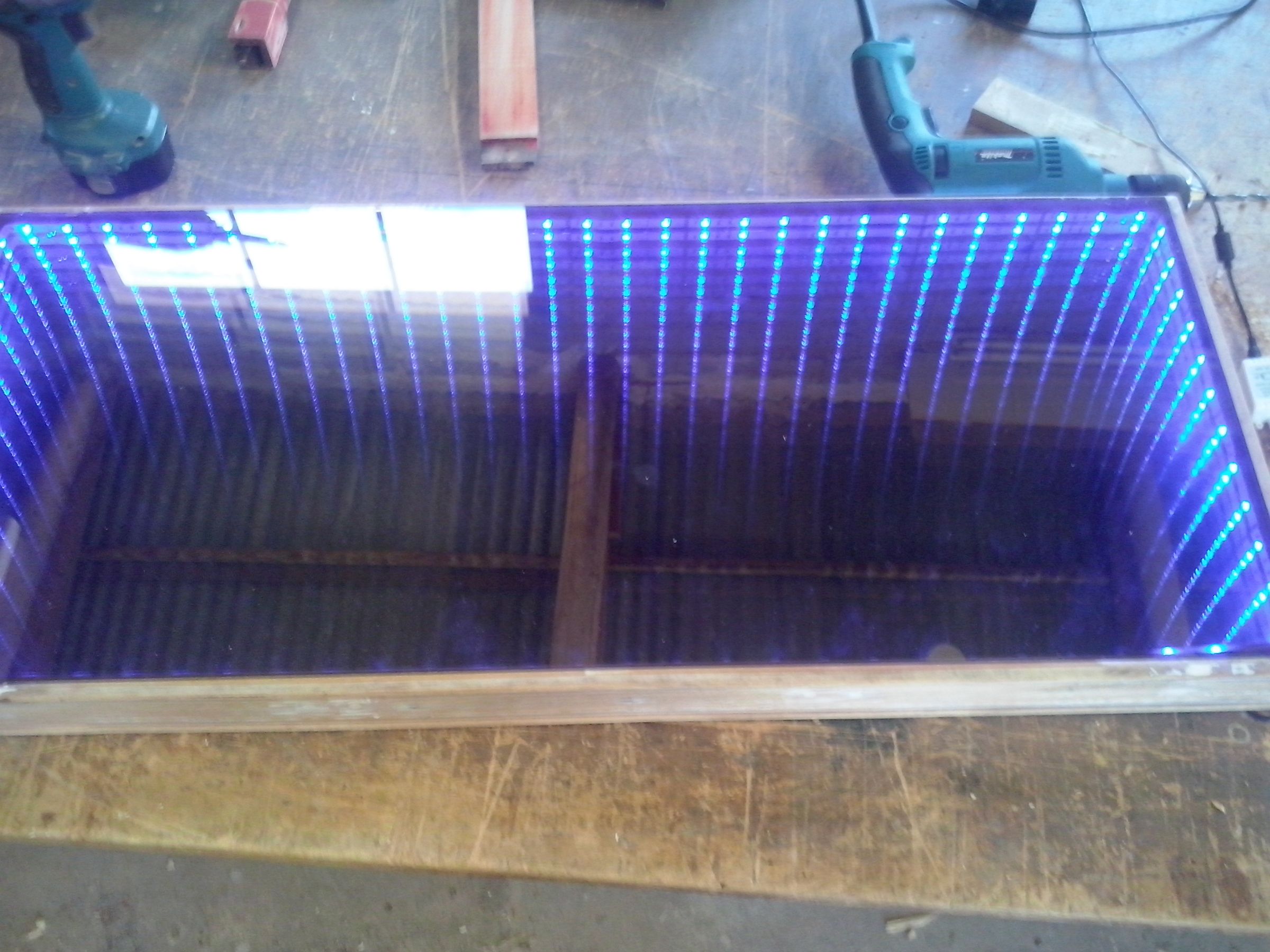 Infinity Mirror Coffee Table! : 5 Steps (with Pictures) - Instructables