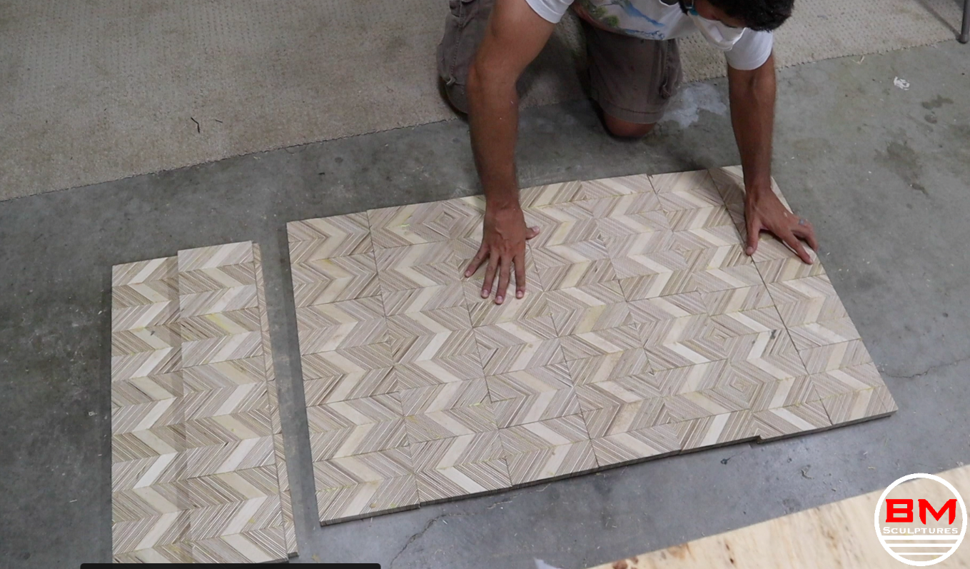 Patterned Plywood Using Only PLYWOOD SCRAPS! : 10 Steps (with Pictures ...