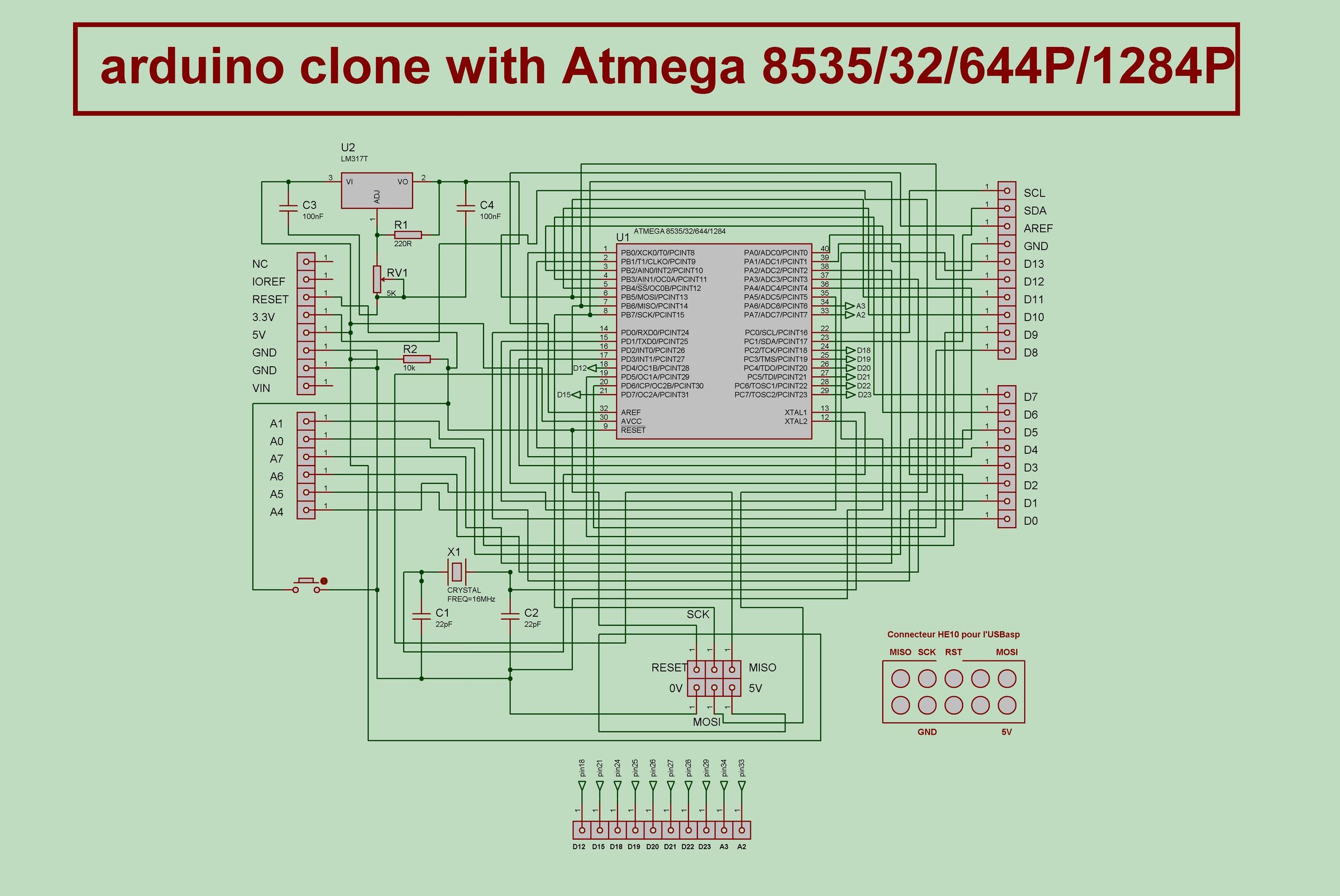 Arduino 1.8.x Clone With Atmega 8535/32/644p/1284p: the Mightycore : 10 ...
