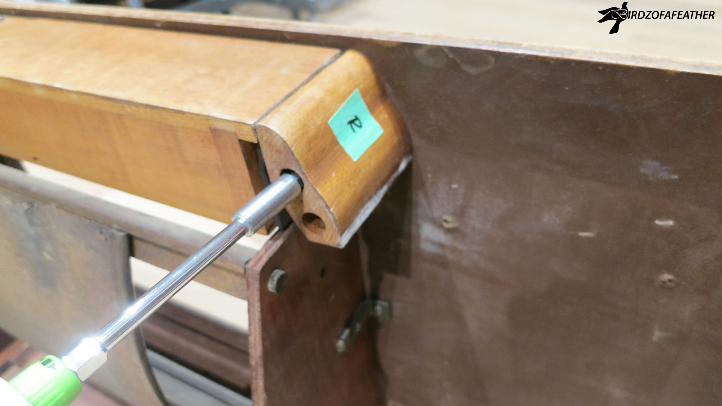 Veneer Repair: Vintage Sewing Table : 24 Steps (with Pictures ...