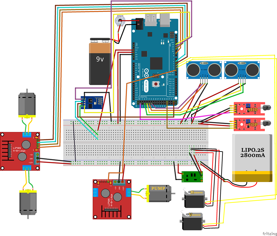 Diy Arduino Based Fire Fighting Robot Project With Code And Circuit Diagram Atelier Yuwaciaojp