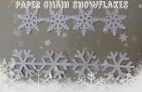 Paper Chain Snowflakes : 4 Steps (with Pictures) - Instructables
