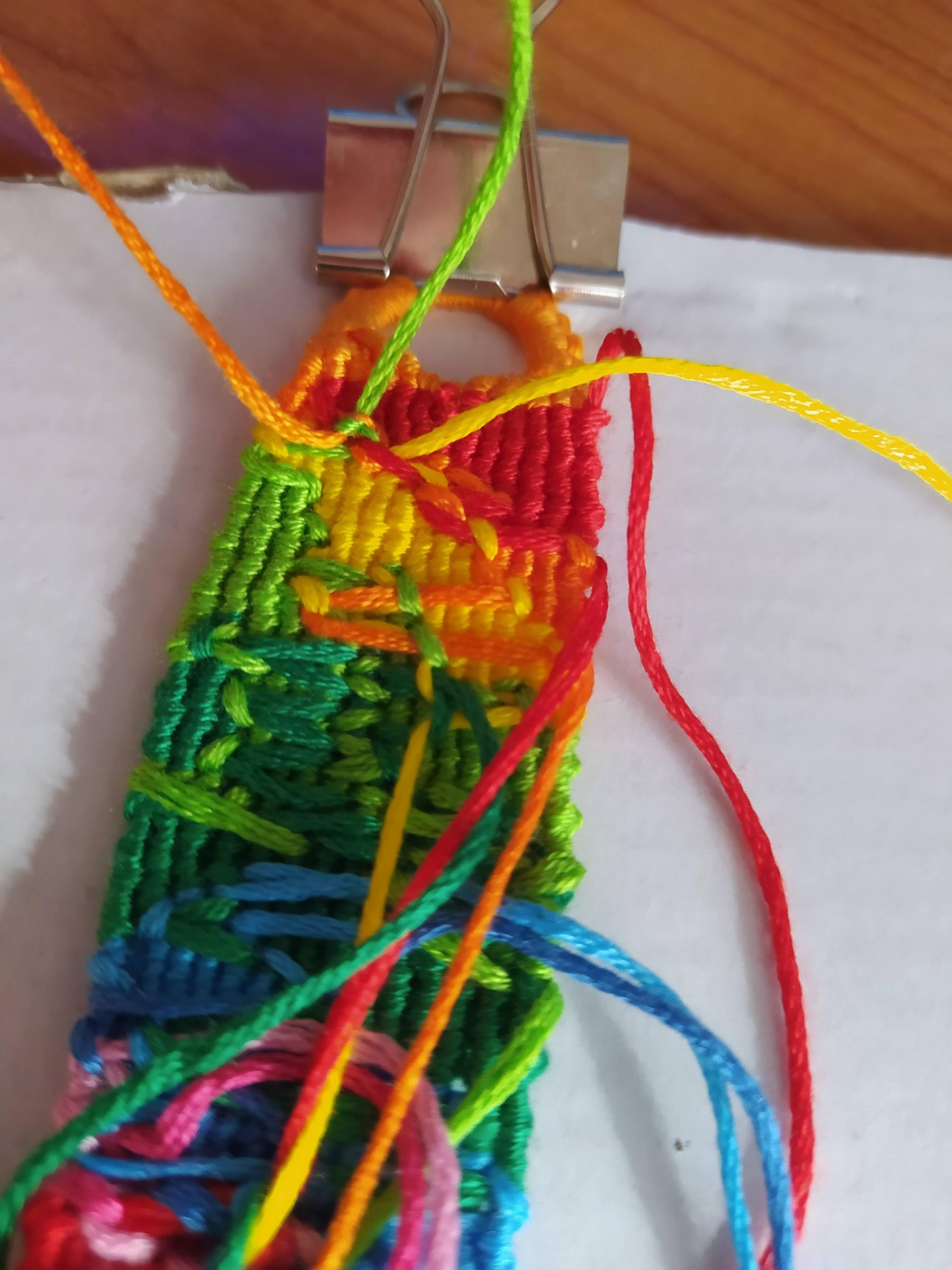 Alpha Pattern Macrame Bracelet: Spiral Tie Dye : 18 Steps (with ...