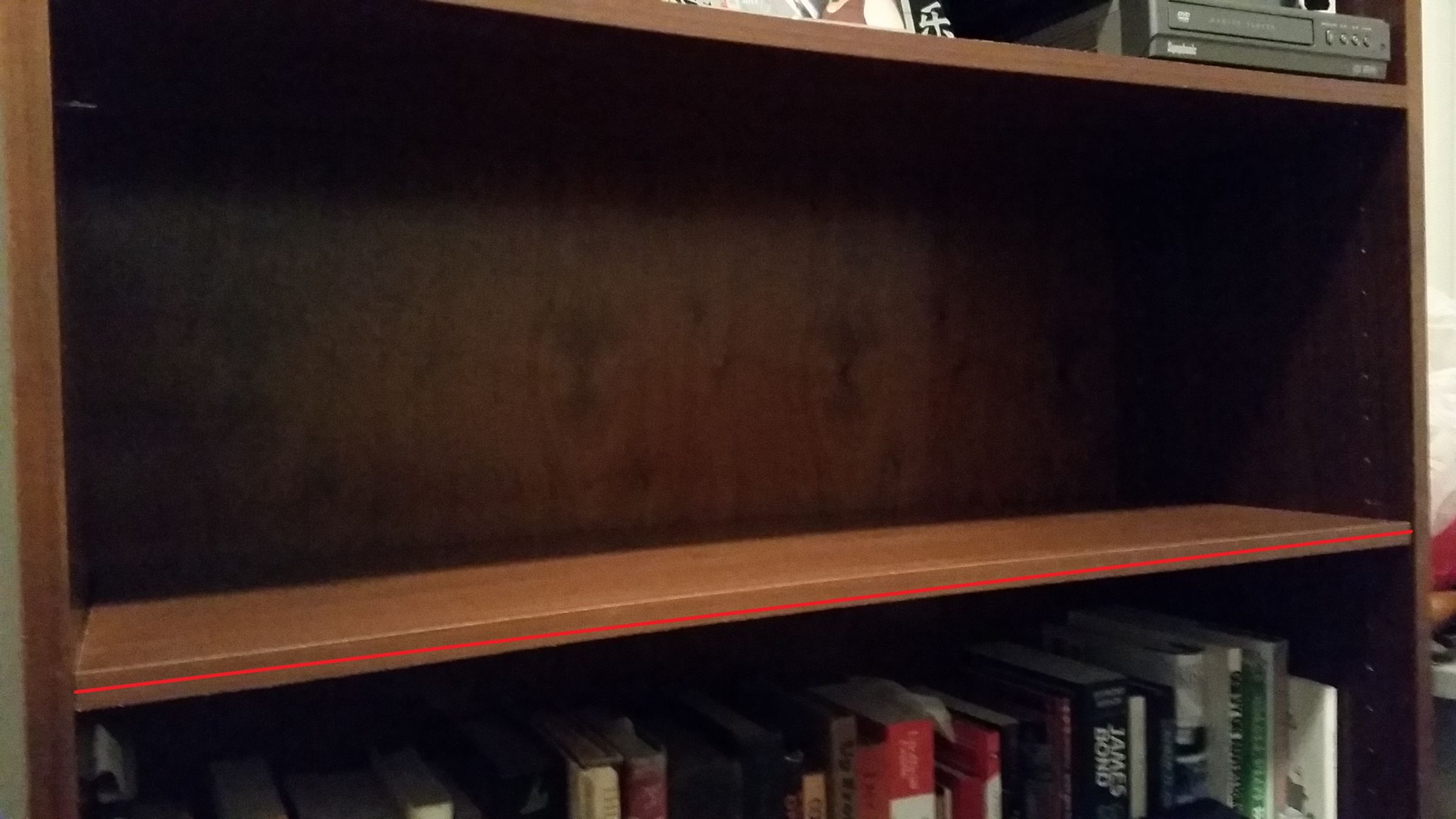 Fix Saggy Book Shelf : 6 Steps - Instructables