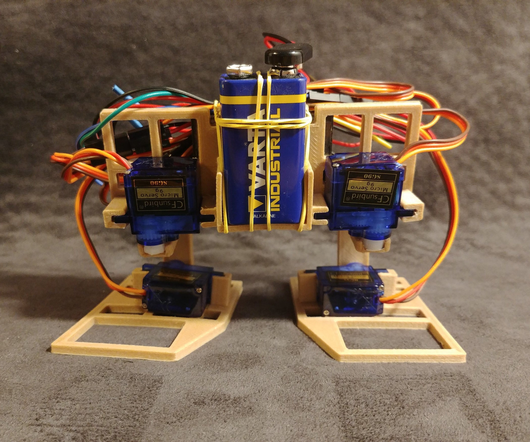 Easy Biped Robot 4 Steps Instructables