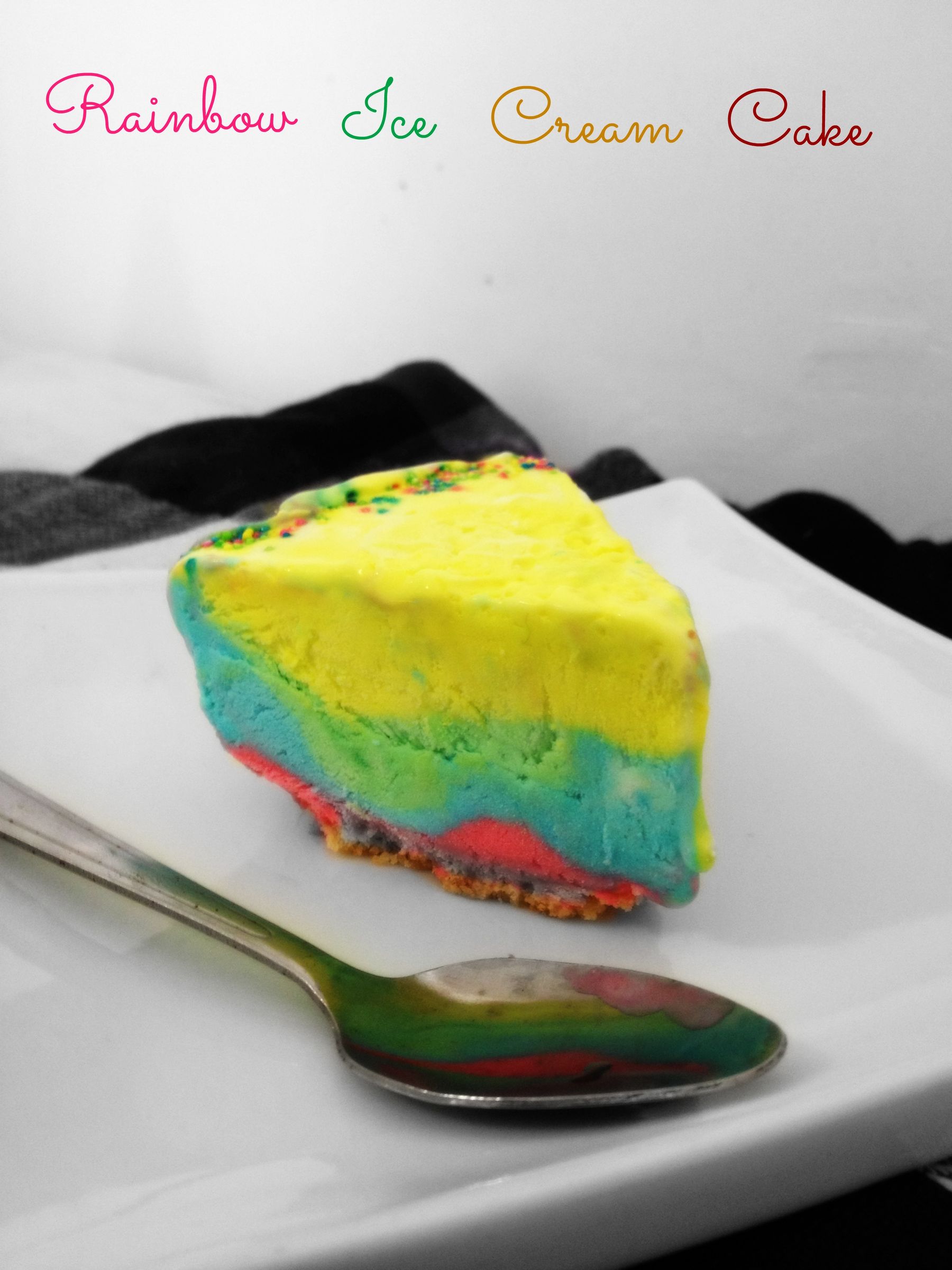 Rainbow Ice Cream Cake : 6 Steps (with Pictures) - Instructables