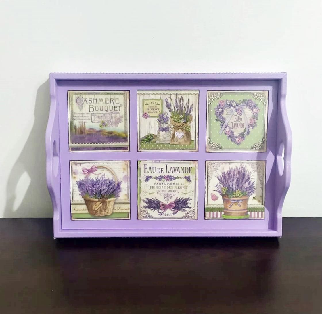 How to Make a Fake Tile Lavender Tray : 8 Steps (with Pictures ...
