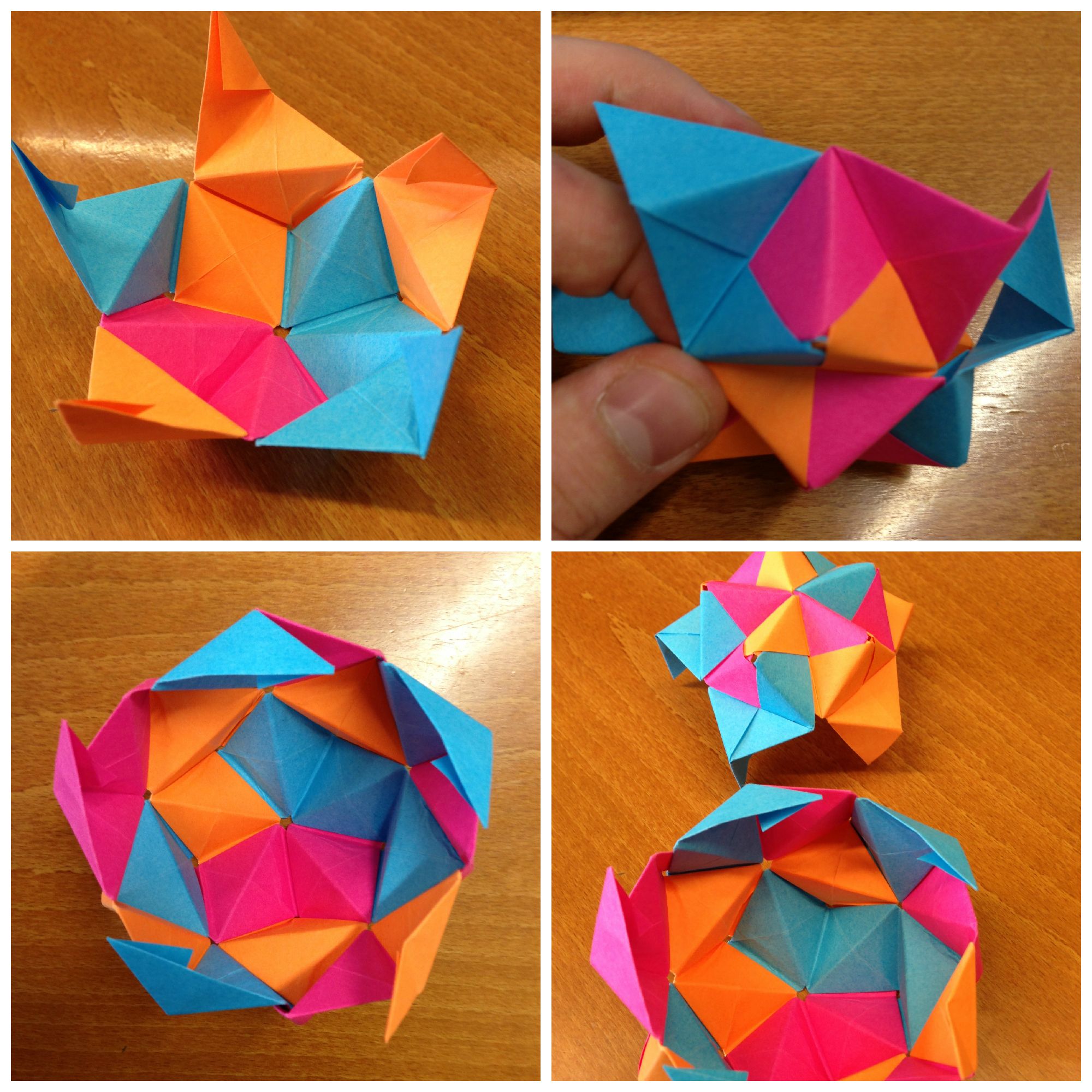 Post-It Origami Icosahedron : 11 Steps - Instructables