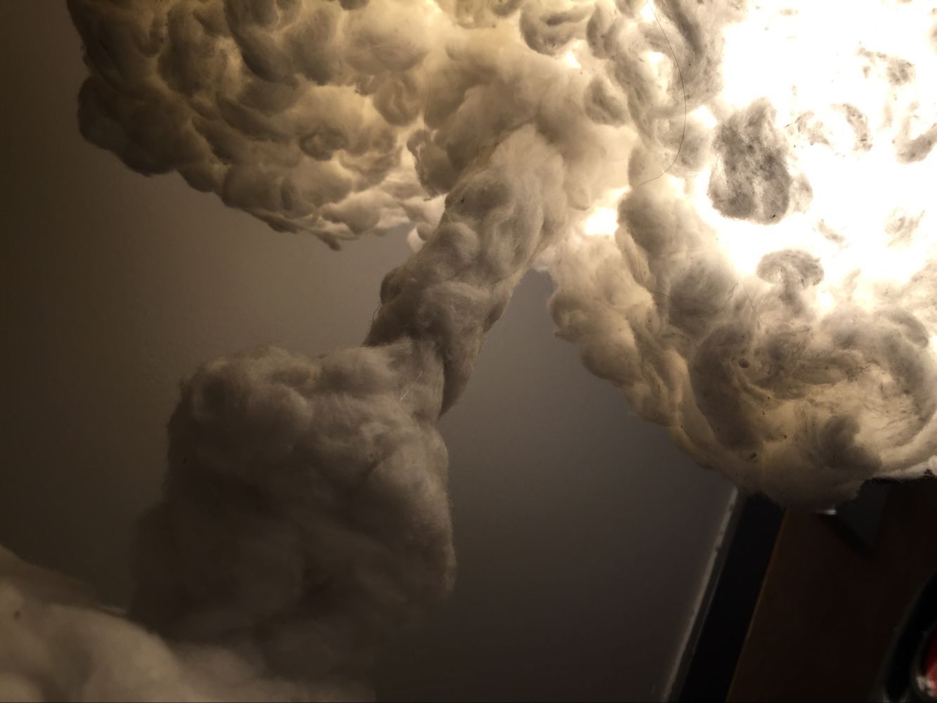 A Recycled Mushroom Cloud LAMP : 5 Steps (with Pictures) - Instructables