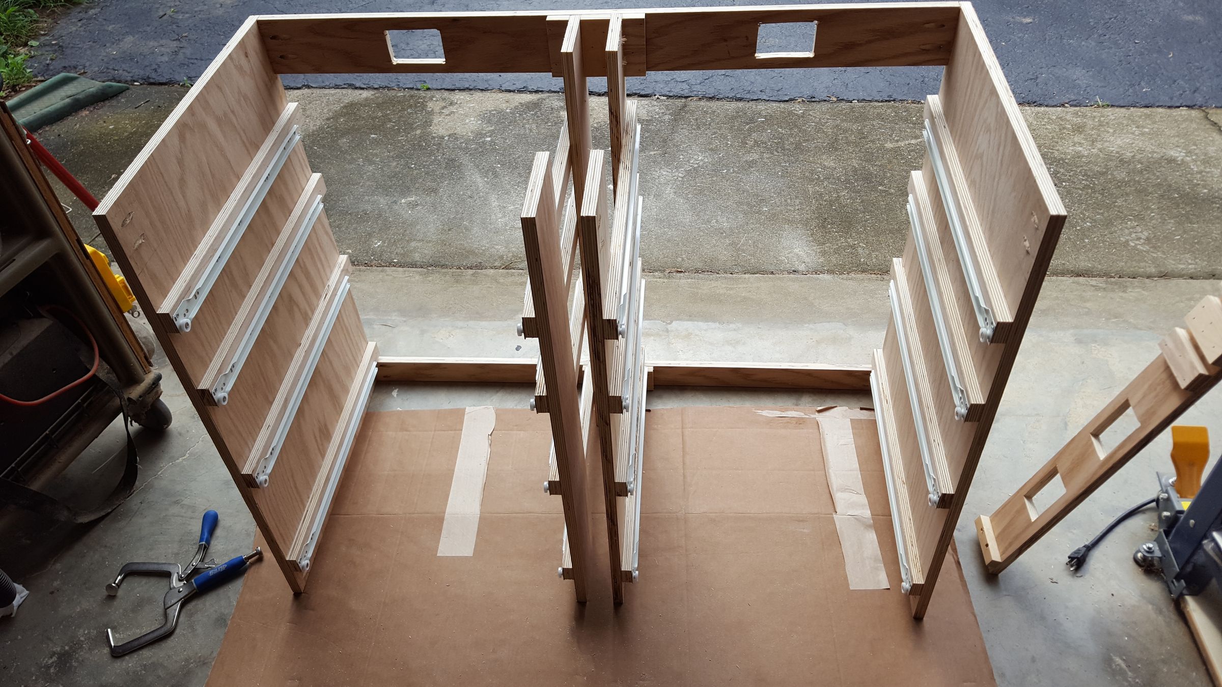 Workbench With Drawers, Power, and Wood Vise : 15 Steps (with Pictures ...