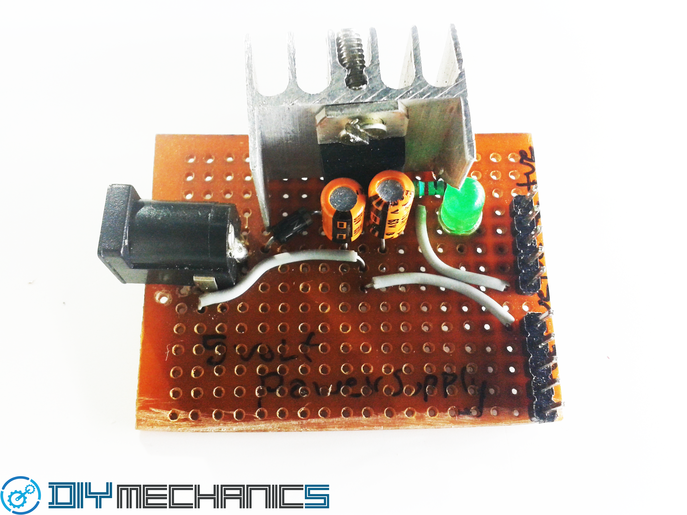 DIY 5 VOLT REGULATED POWER SUPPLY MODULE : 5 Steps (with Pictures ...