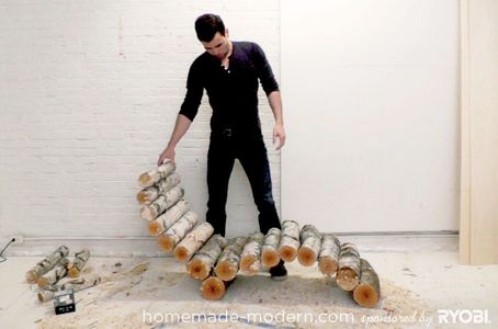 HomeMade Modern DIY Log Lounger : 8 Steps (with Pictures) - Instructables