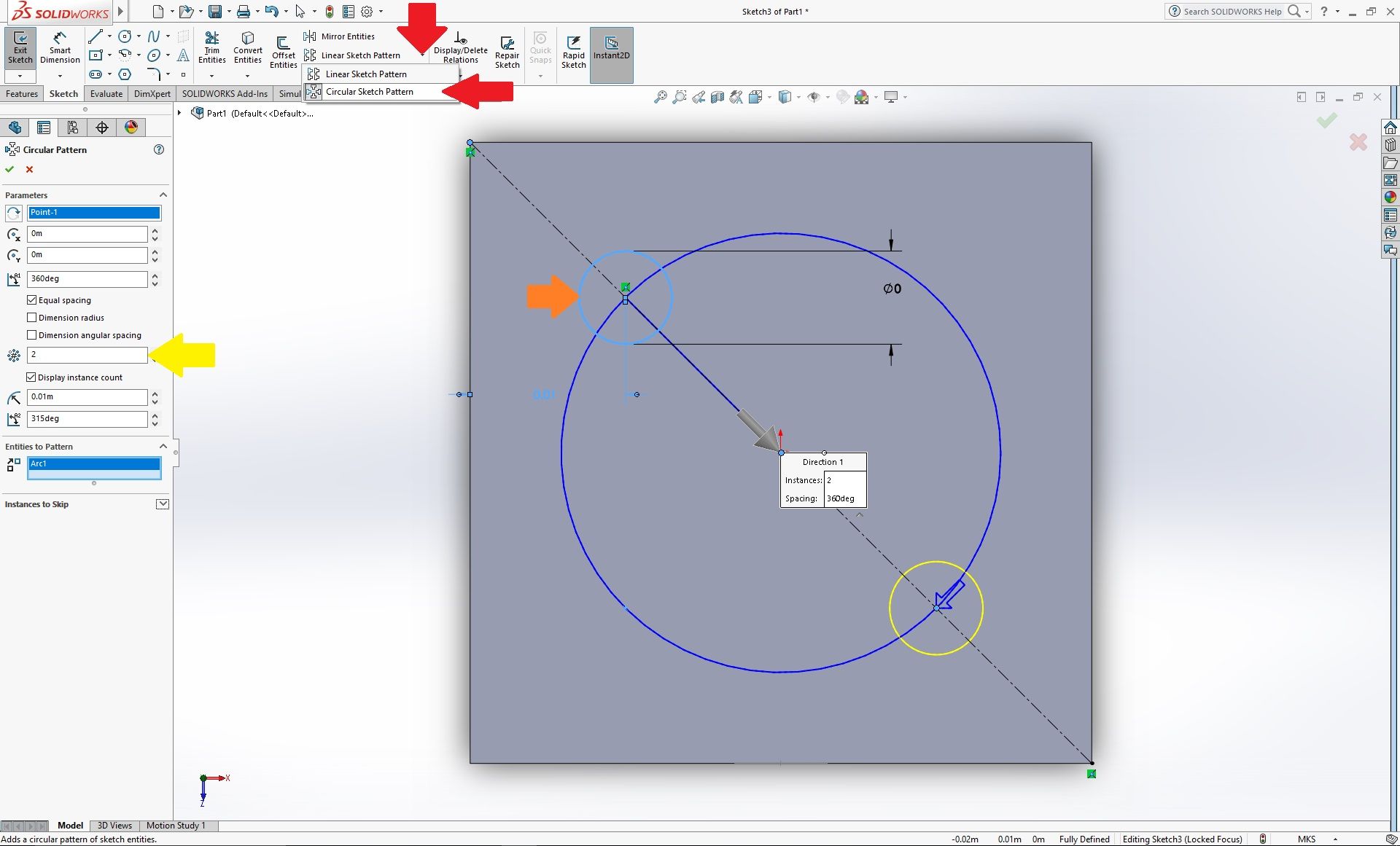Learning a Few Basic Functions of SOLIDWORKS: Making a Six Sided Dice ...