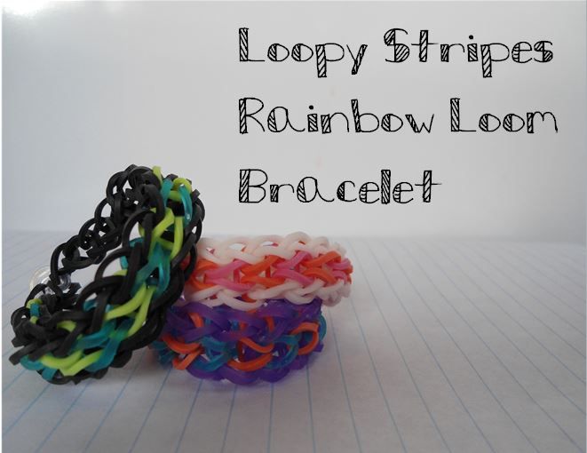 Loopy Stripes Rainbow Loom Bracelet : 9 Steps (with Pictures ...