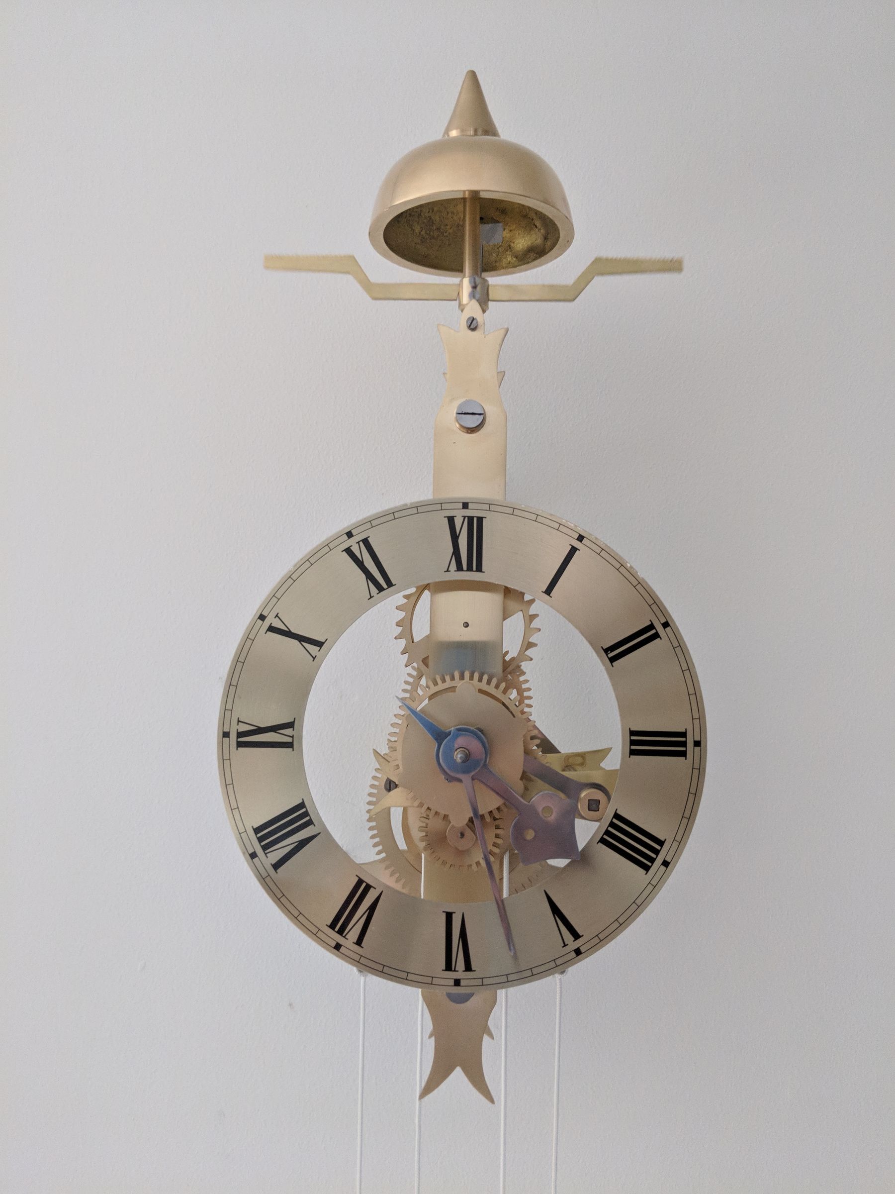 Making a Wall Hanging Brass Mechanical Alarm Clock in the Home Machine ...