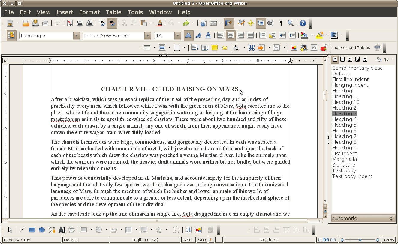 How to Create a Table of Contents in OpenOffice/LibreOffice : 9 Steps ...