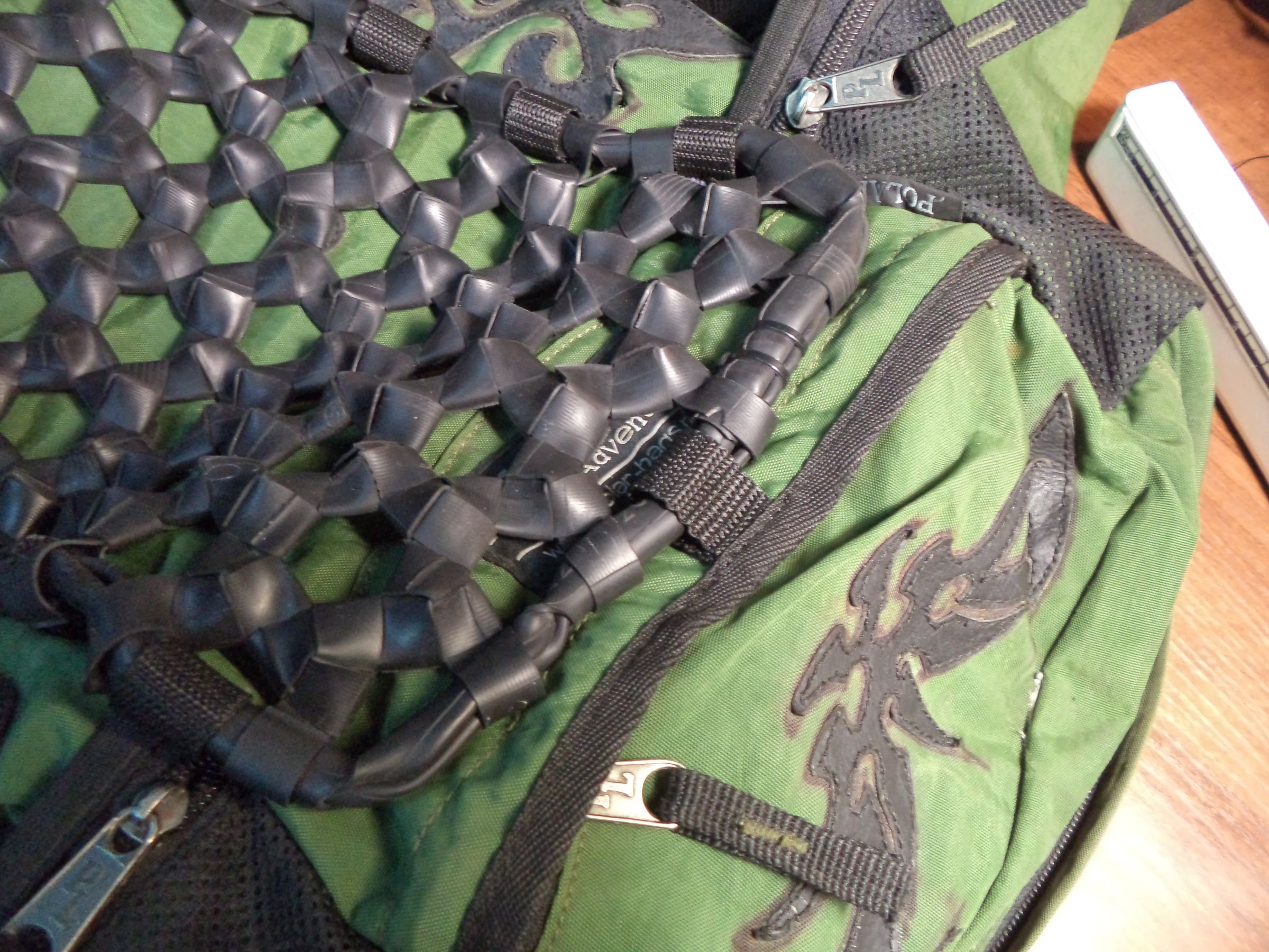 Backpack Cargo Net From Inner Tubes : 26 Steps (with Pictures ...