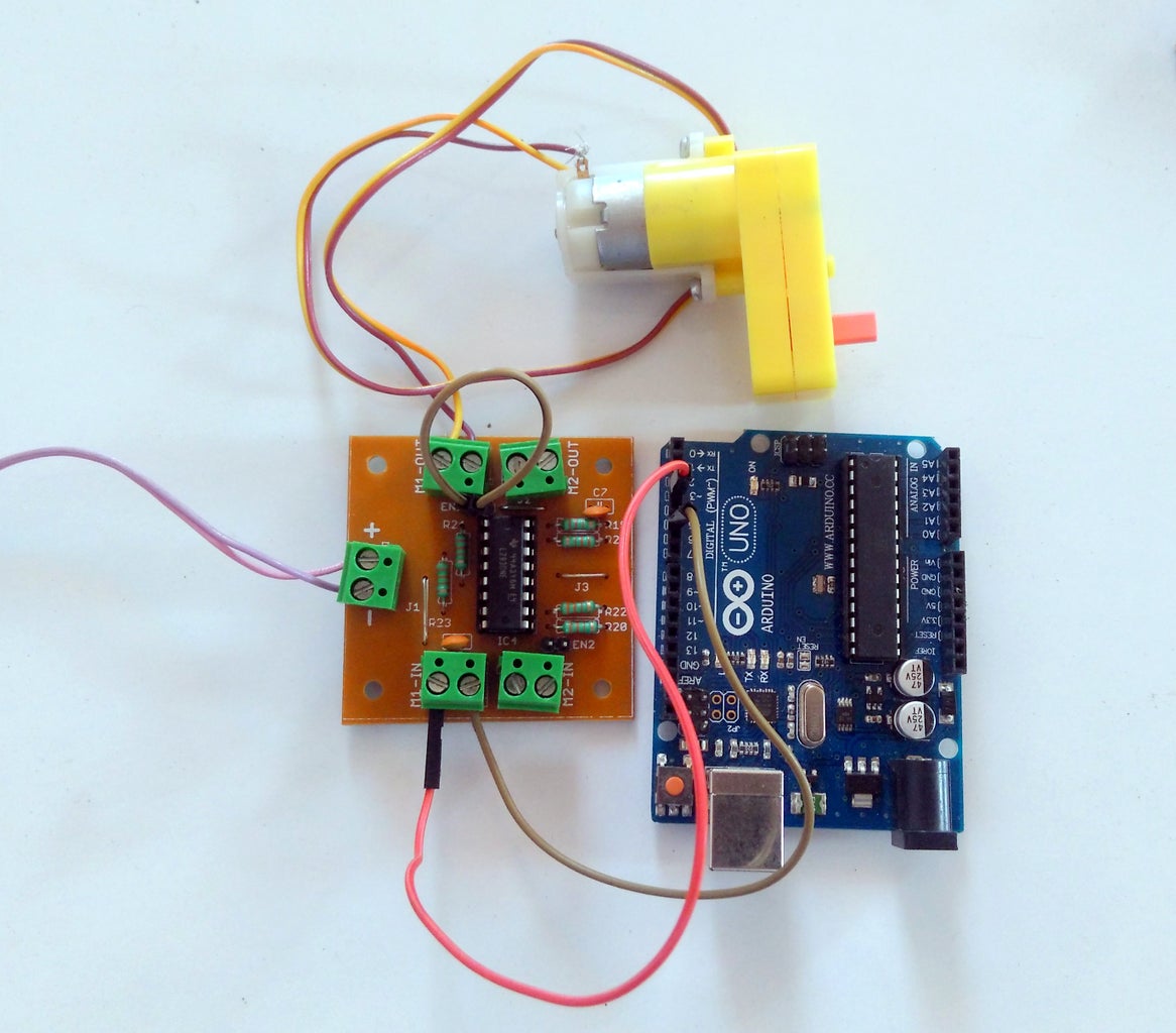 Interfacing Motors With Arduino 3 Steps With Pictures Instructables