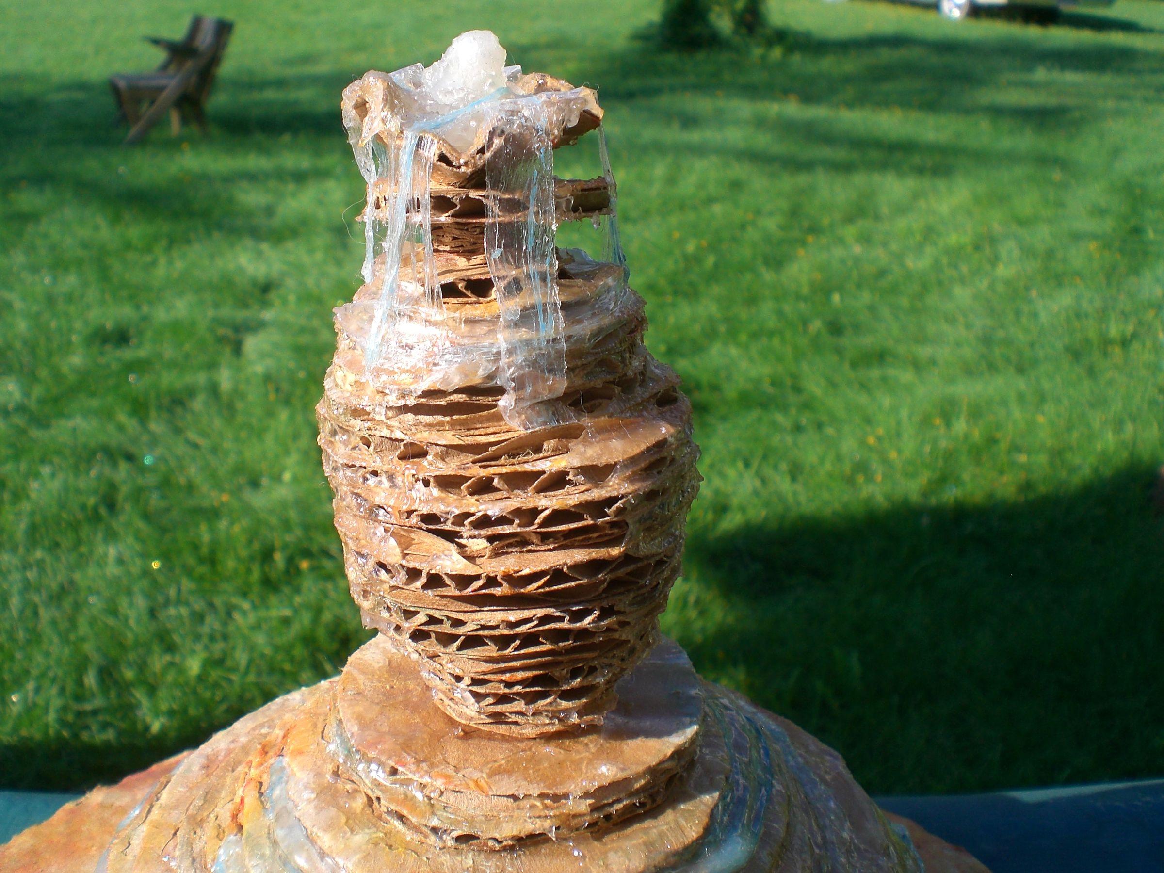 Cardboard Fountain : 5 Steps - Instructables