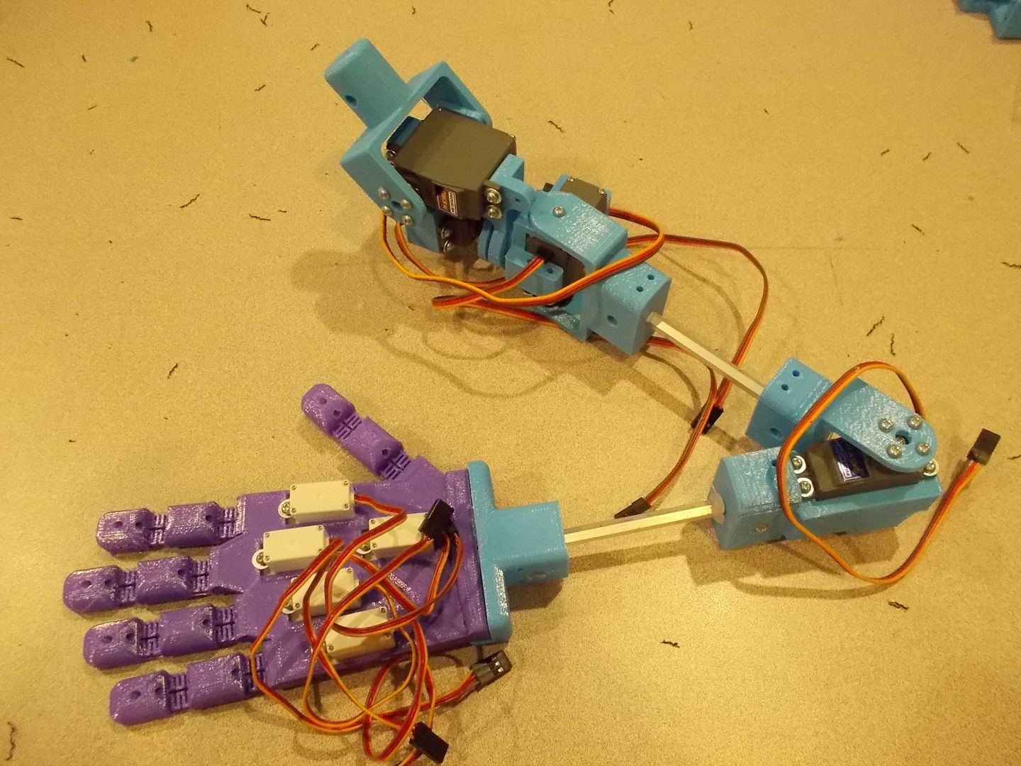 ASPIR: Full-Size 3D-Printed Humanoid Robot : 80 Steps (with Pictures ...