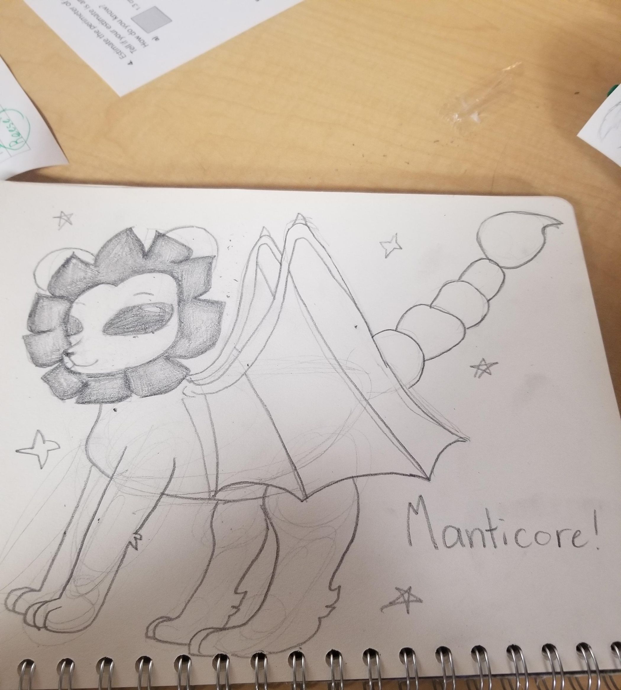 How to Draw a Manticore : 7 Steps - Instructables