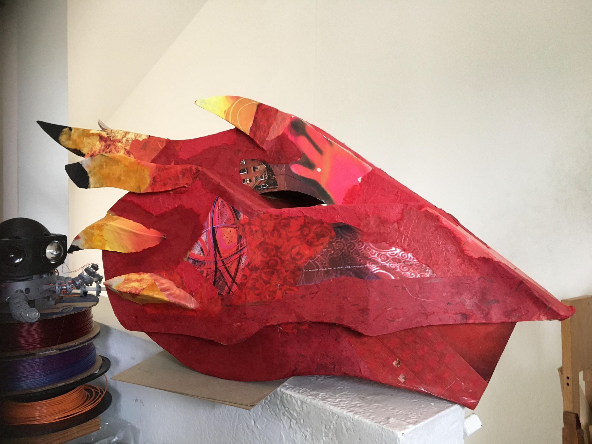Upcycled Dragon Head Mask : 7 Steps (with Pictures) - Instructables