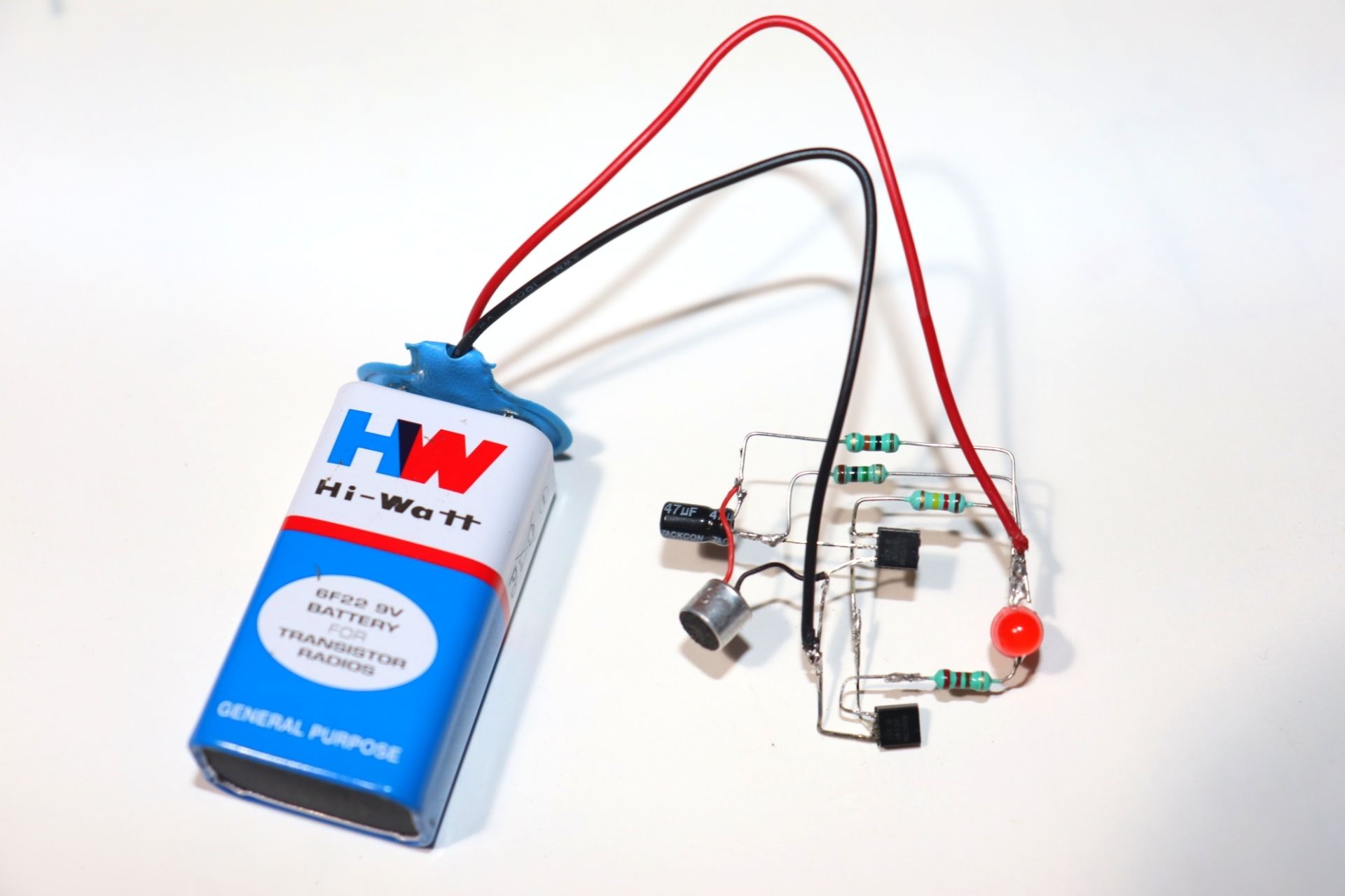 Clapping Switch With BC547 Transistor : 14 Steps - Instructables