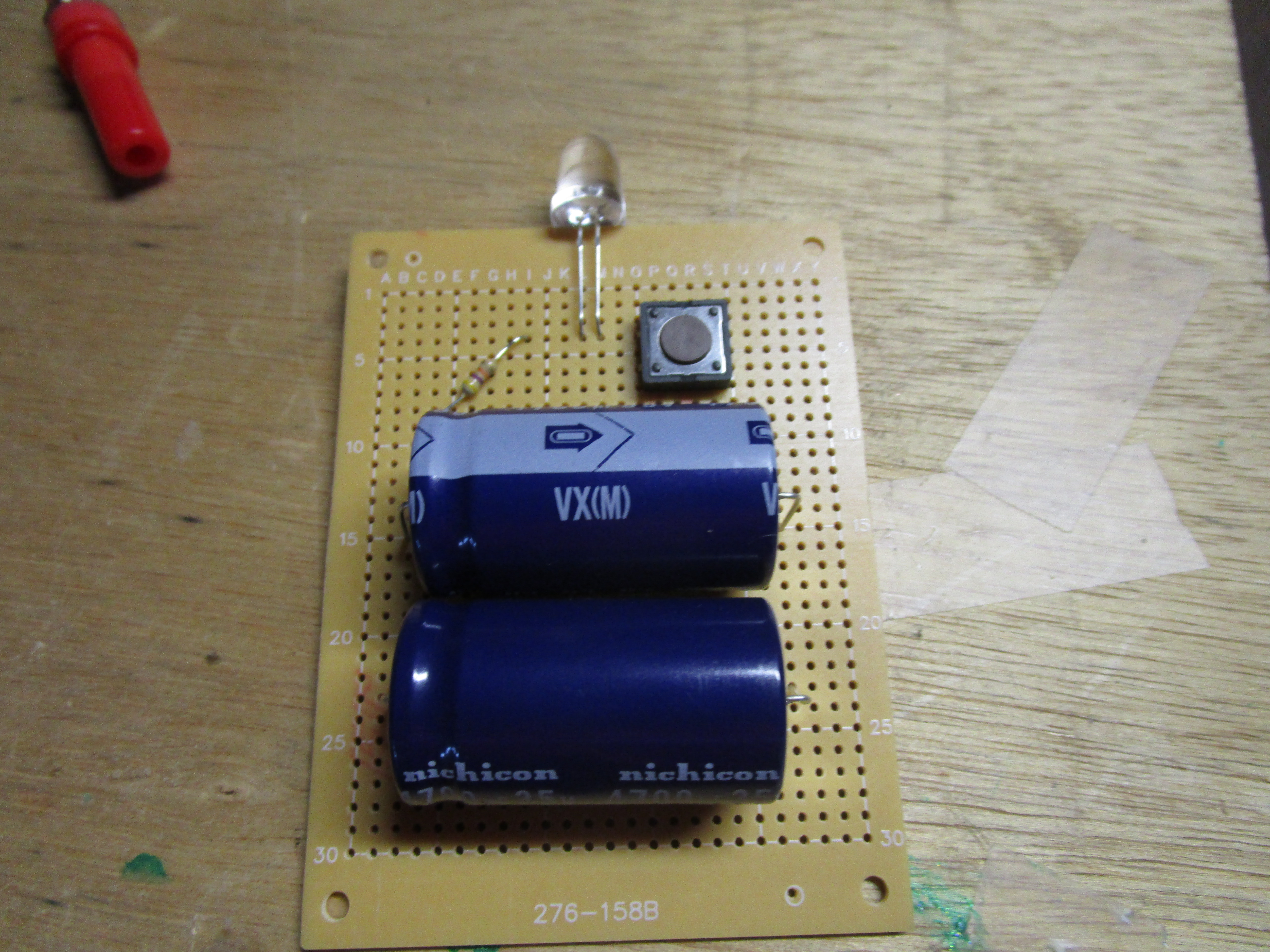 Rechargeable Handheld Capacitor Flashlight : 7 Steps - Instructables