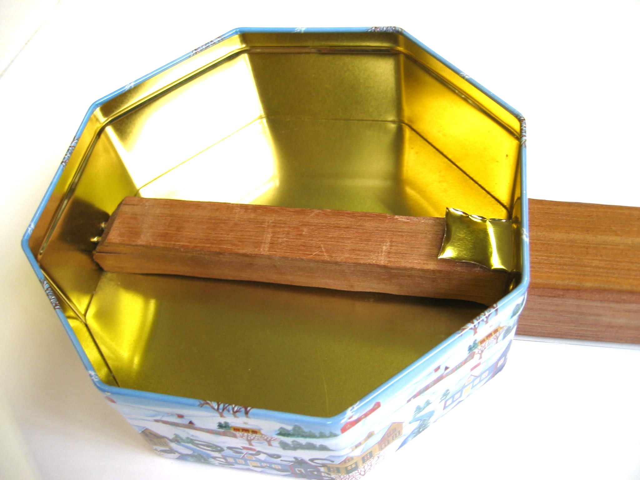 Cookie Tin Banjo Part 4: Bed Post Banjo : 16 Steps (with Pictures ...