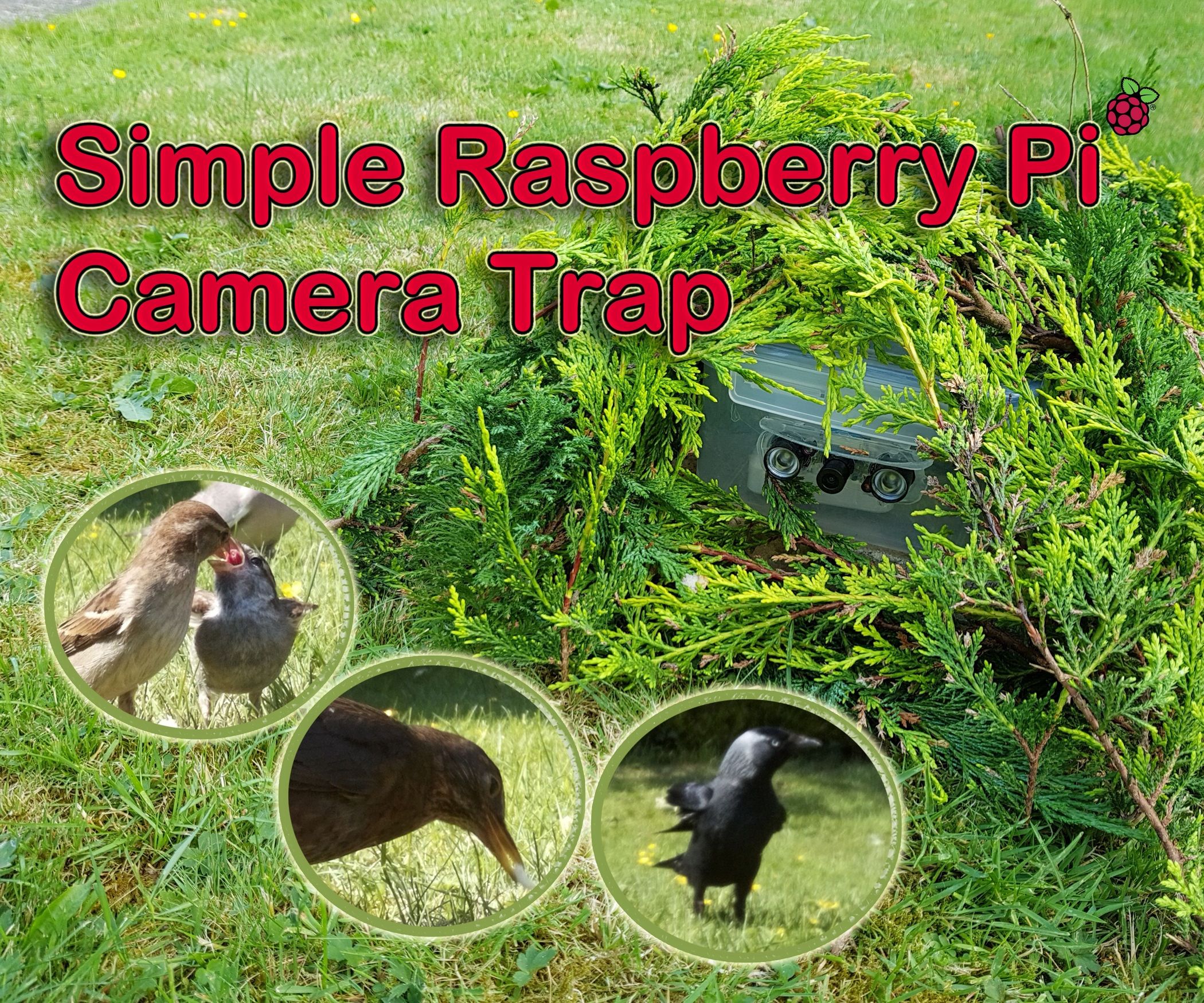Simple Raspberry Pi Camera Trap Made From a Food Container : 6 Steps ...