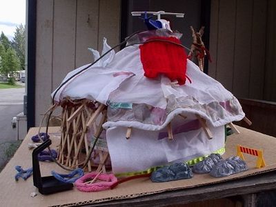 GerTee - Portable Tent Home Made of Recycled Materials : 5 Steps (with ...