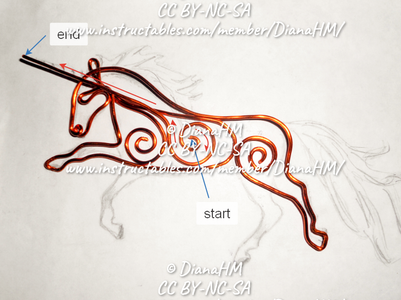 Copper Wire Unicorn Sculpture : 9 Steps (with Pictures) - Instructables