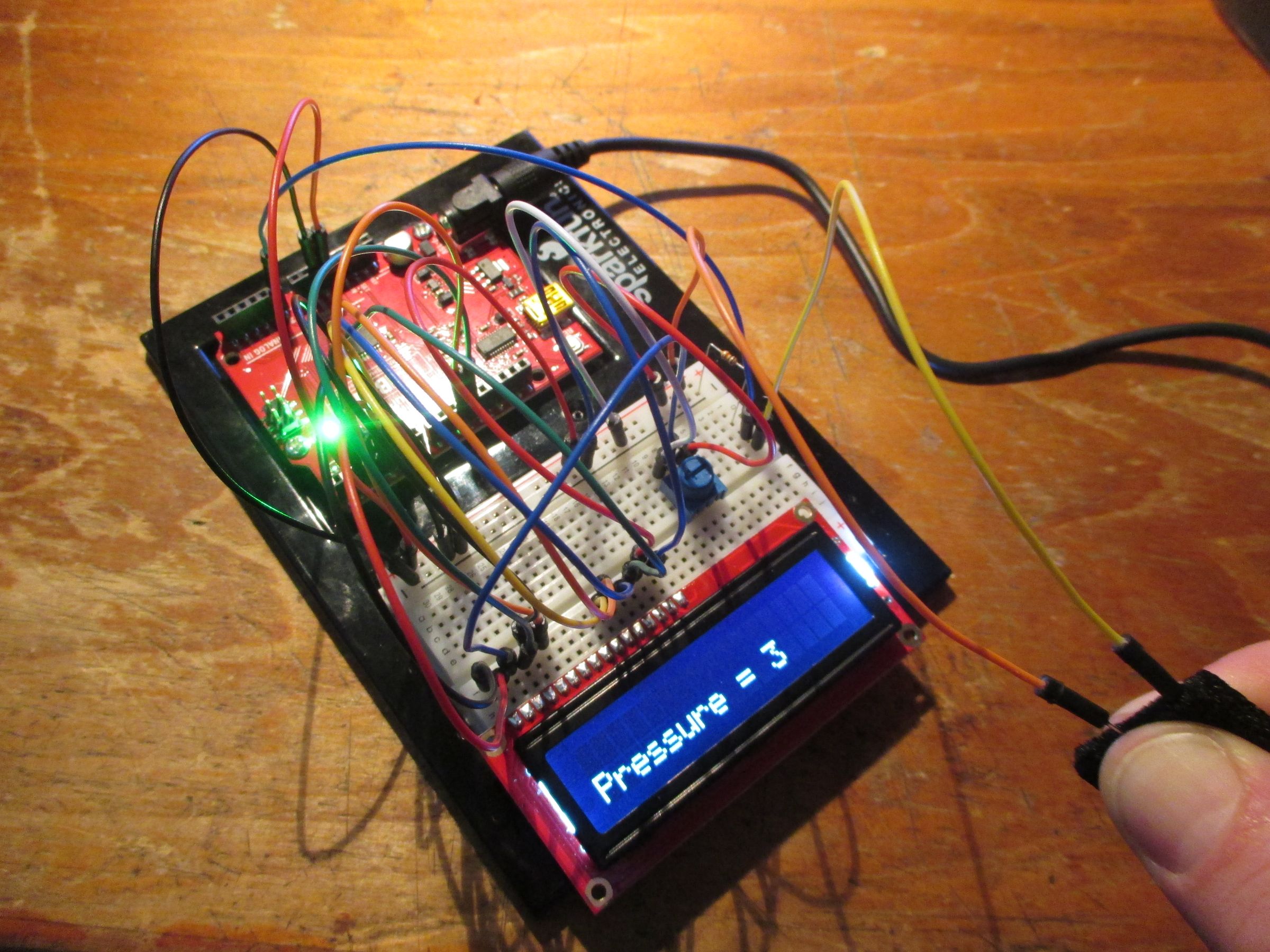 Arduino Pressure Sensor (FSR) With LCD Display : 5 Steps - Instructables