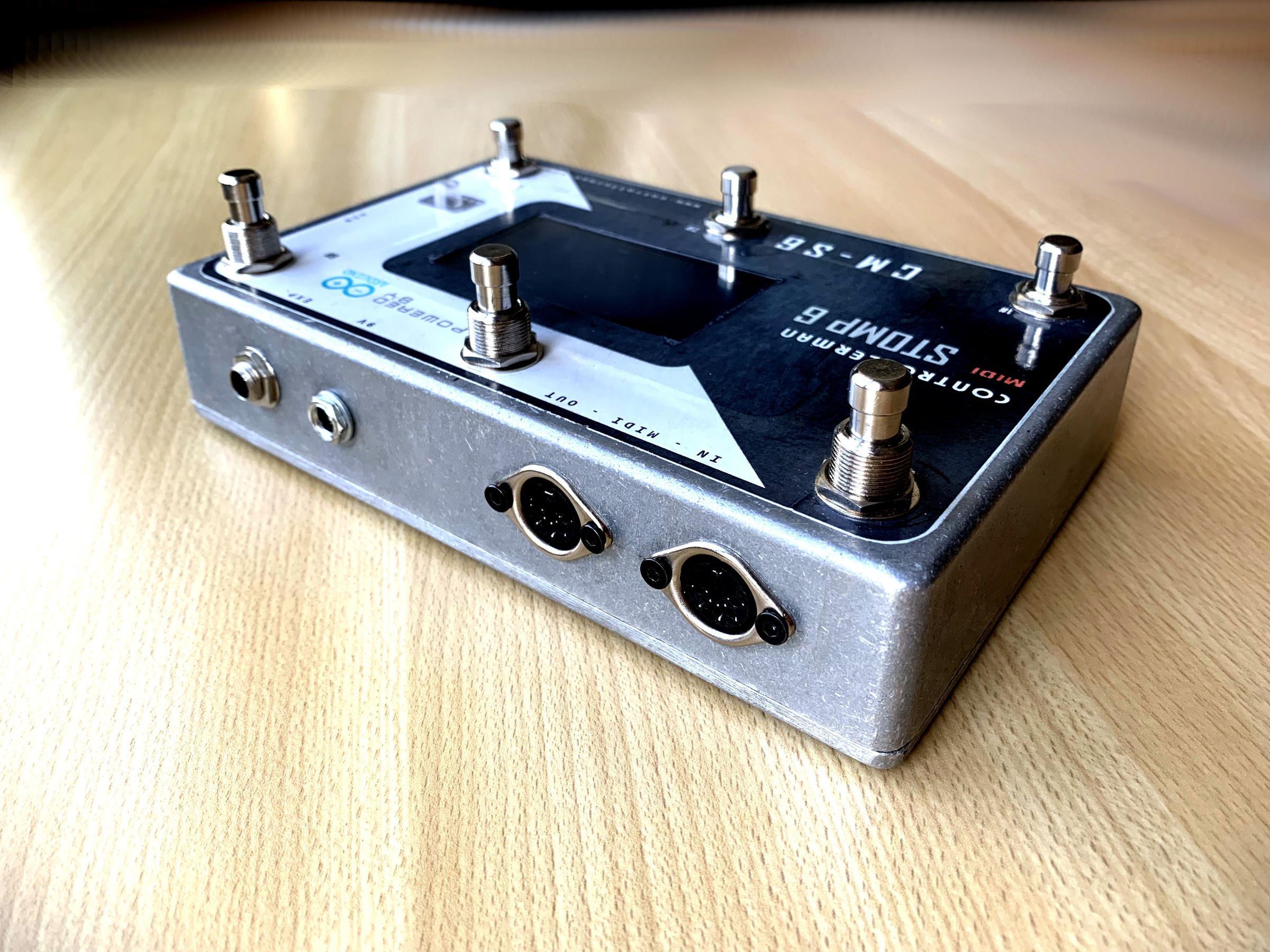 ControllerMan S6 - Arduino Midi Programmable Stomp : 5 Steps (with ...